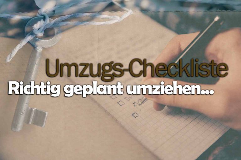 Umzugscheckliste (DE/EU/CH) - checklisteo